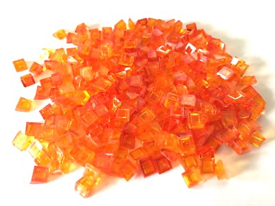 *NEW* 500 Pieces Lego TRANS ORANGE Slope 30 1x1x2/3 | eBay