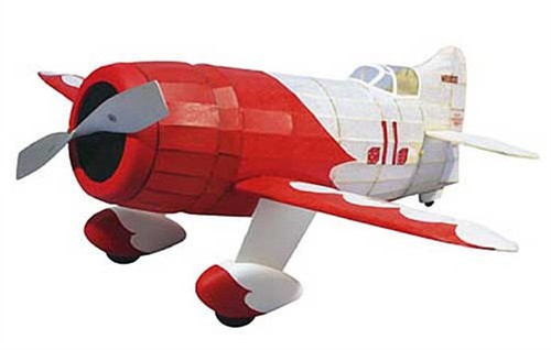 Gee Bee Model R-1 Super Sportster Rubber Powered Flying Model Kit #403 ...
