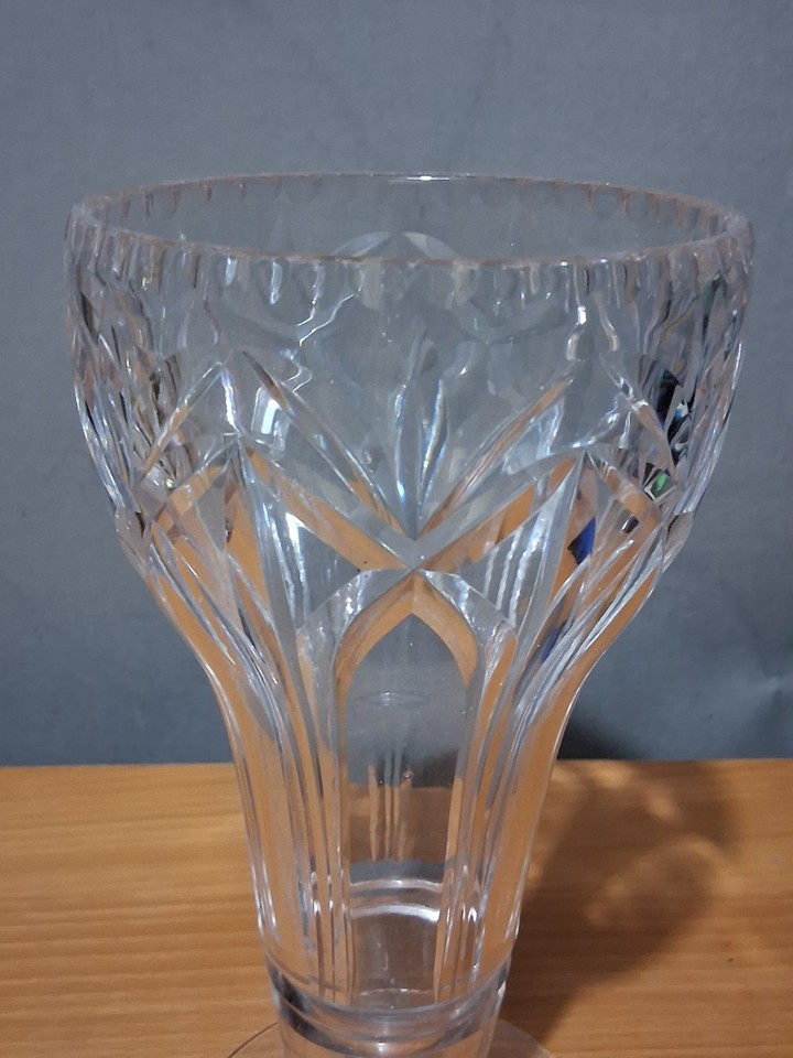 John Walsh Walsh England Cut Crystal Glass Vase | eBay UK