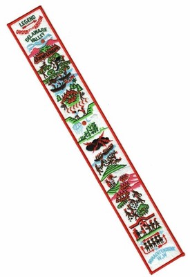 OA Legend Strip Red White Background Plastic Back Order of the Arrow ...