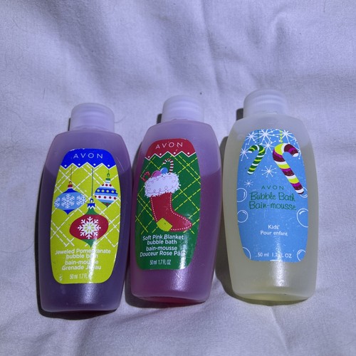 Avon ~ Christmas ~ Mini Bubble Bath ~ Lot Of 3 ~ | eBay