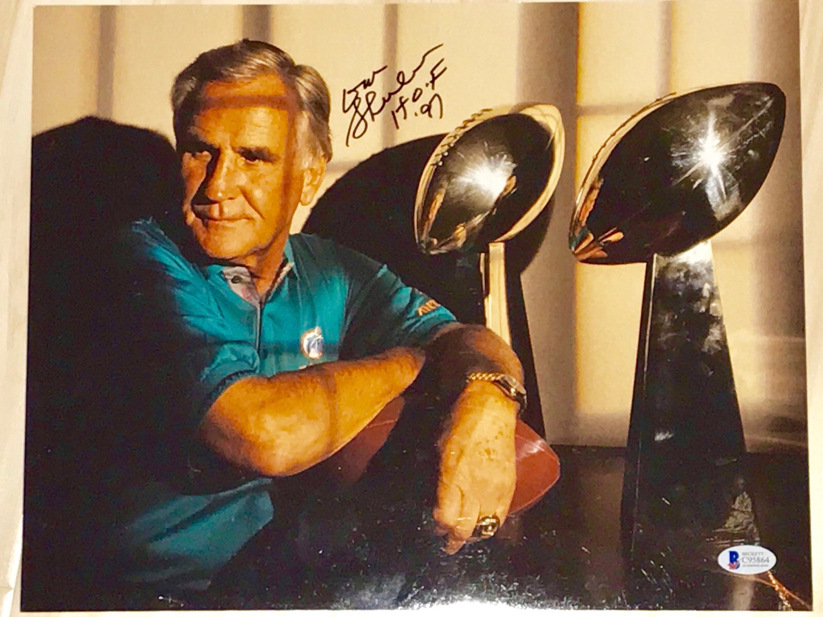 Don Shula Autographed Memorabilia | Signed Photo, Jersey, Collectibles ...