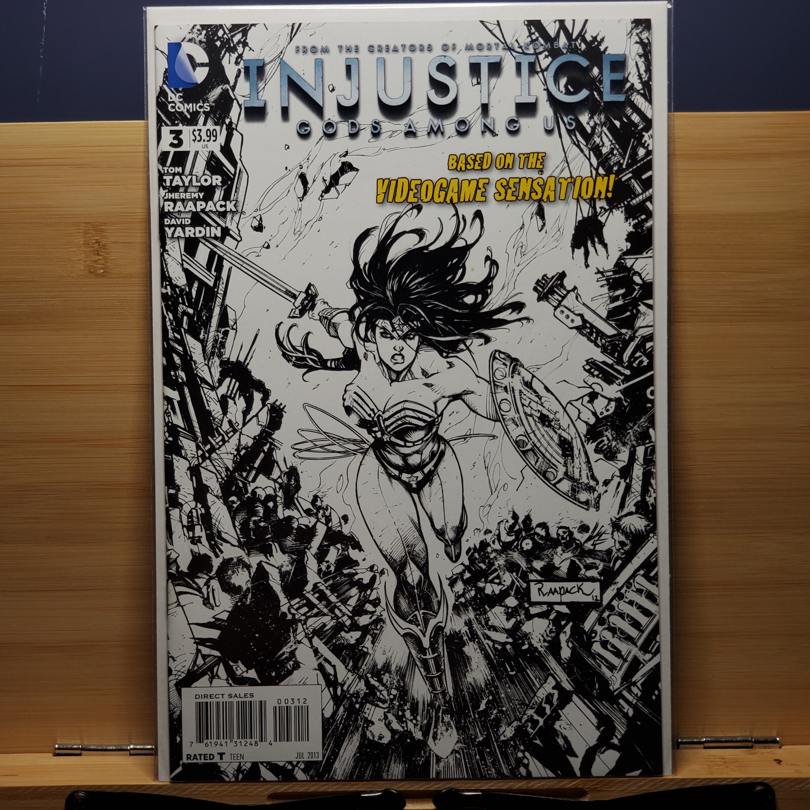 Injustice: Gods Among Us #3 (2013) 2nd Print Jheremy Raapack Sketch ...