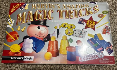 MAGIC TRICKS KIT Mystical Cards Theatre Wand Kids Children Toys MARVIN ...