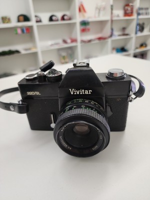 Vivitar 220/SL Camera w/50mm 1.8 Vivitar lens | untested | eBay