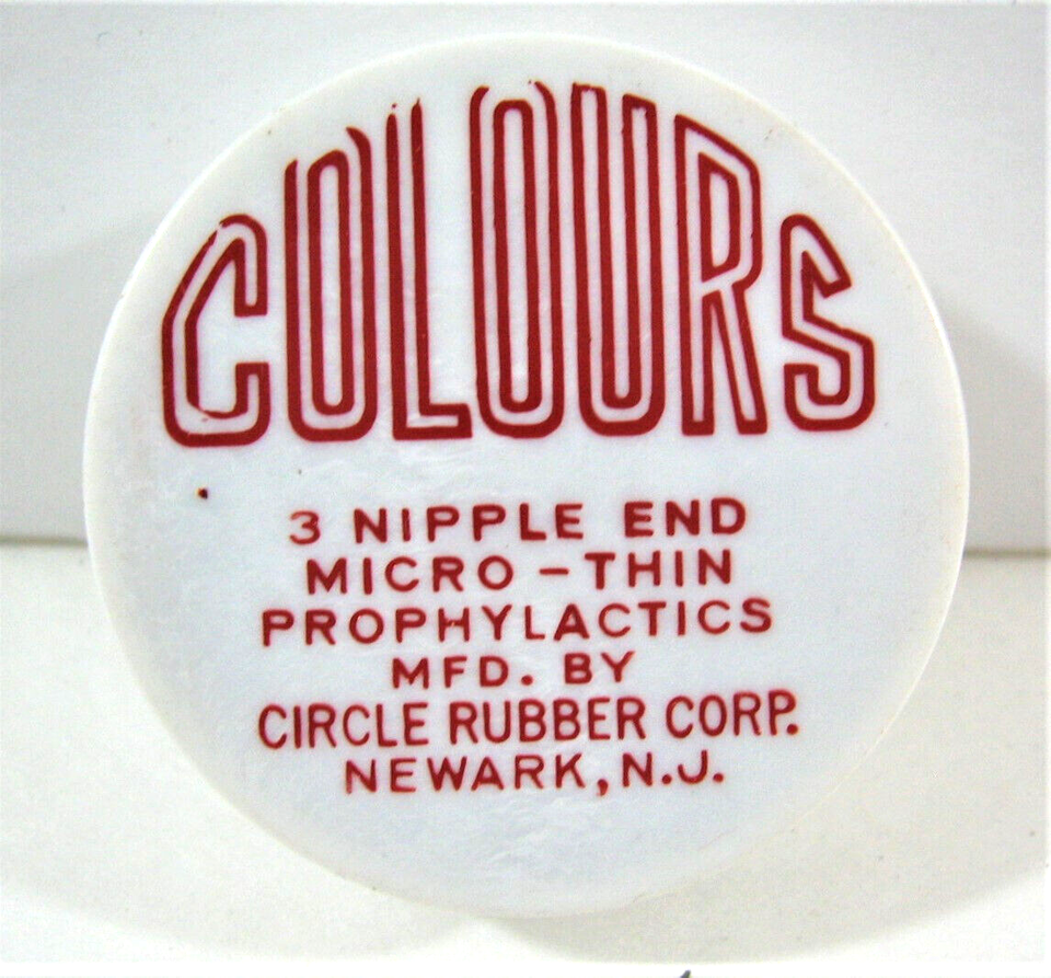 Vintage Colours 4 Diff Case Prophylactic Condom Packs Circle Rubber Co ...