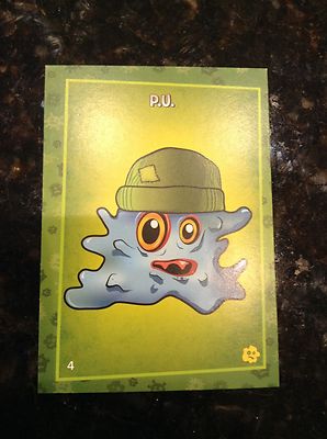 RARE PLANTS VS ZOMBIES STOP ZOMBIE MOUTH TRADING CARDS PUTRID POSSE ...