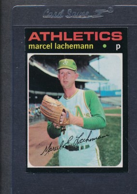 1971 Topps #084 Marcel Lachemann Athletics EX *2463 | eBay