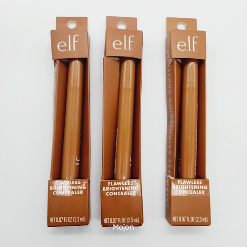 3-Pack elf Flawless Brightening Concealer Deep 50 W, With Warm Olive ...