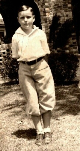 Vintage 1930's Photograph Depression Era Boy Brick Home Sister Watches ...