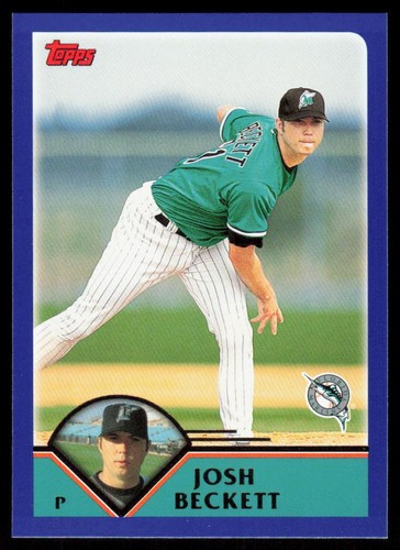 2003 Topps 249 Josh Beckett Florida Marlins | eBay