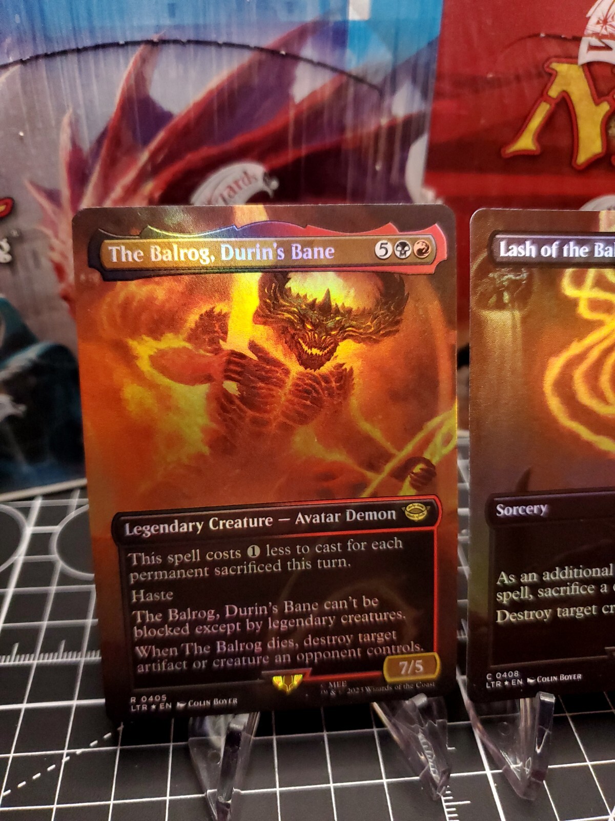 MTG Lord of Rings The Balrog Durins Bane & Lash of the Balrog ...