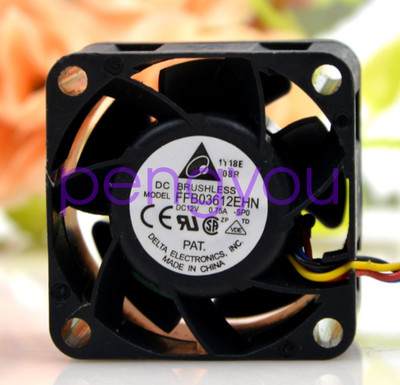 FFB03612EHN Delta 3628 12V 0.75A Double Ball Bearing Micro cooling fan ...