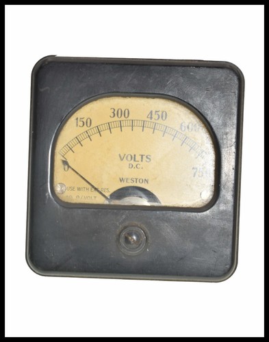 WESTON MODEL 301 0-300 OHMS PER VOLT PANEL METER BOX 76 | eBay