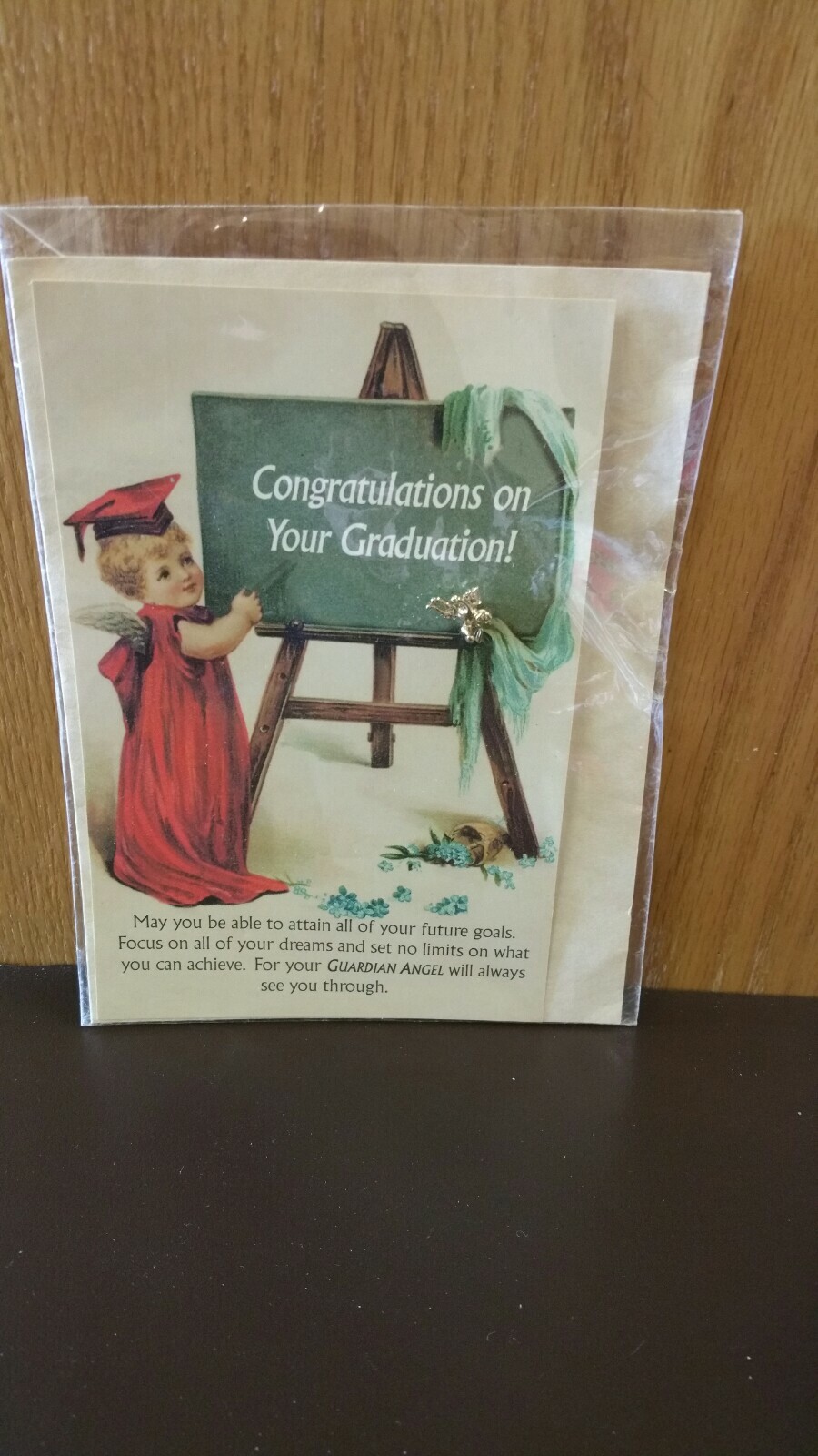 Nostalgic Old-Fashioned Graduation Card With Guardian Angel. NWOT. | eBay