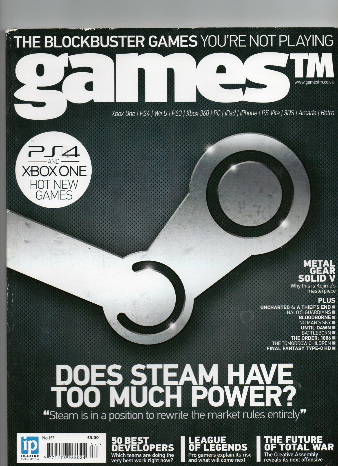 GAMES TM MAGAZINE ISSUE #157 STEAM *FREE UK SHIPPING | eBay