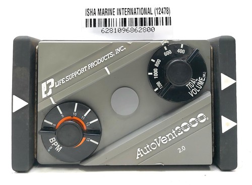 Life Support Product INC. AutoVent 2000 Emergency Transport Ventilator ...