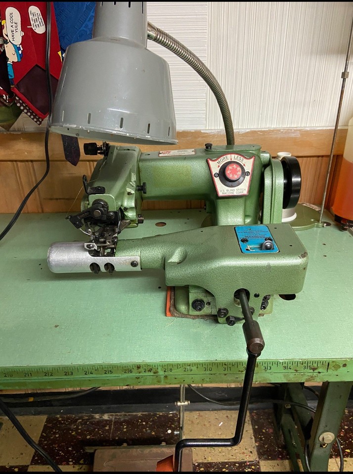 U.S Blindstitch Model 1118-2 Industrial Sewing Machine(Full Motor ...