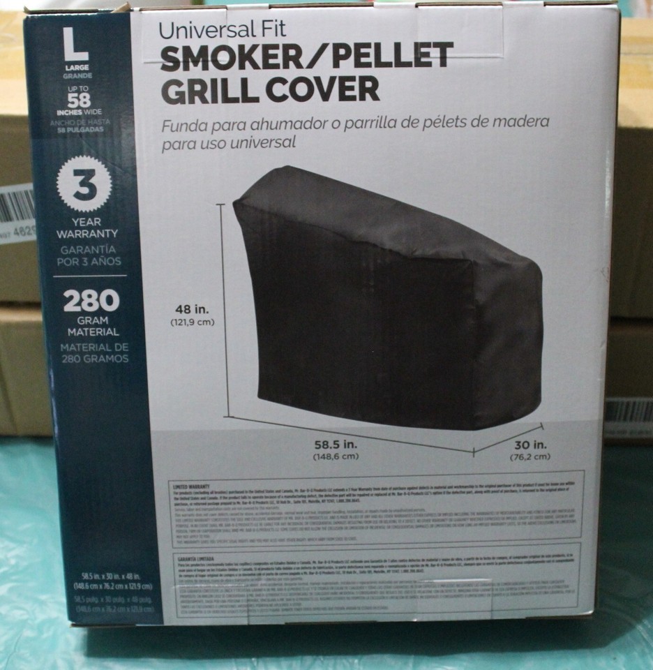 Universal Fit Smoker / Pellet Grill Cover up to 58.5" L x 48 " H x 30 ...