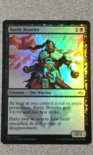 MAGIC THE GATHERING BATTLE BRAWLER 1X (FOIL) FATE REFORGED - UNCOMMON ...