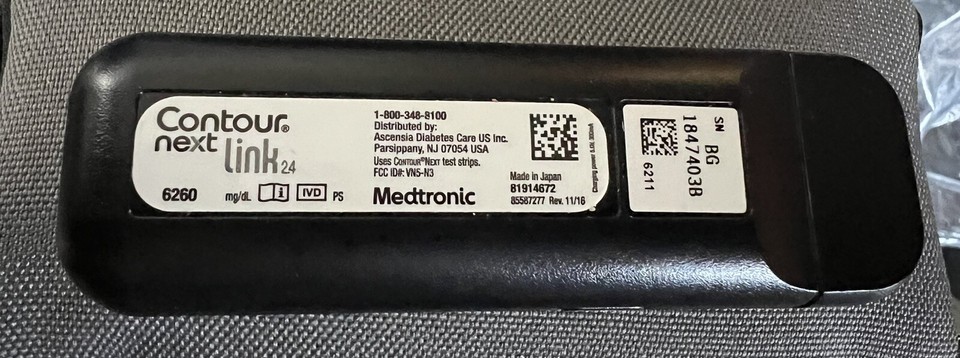 Contour Next Link Blood Glucose Monitoring System. (No Cap And No ...