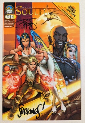 Michael Turner's Soulfire #1 NM 2X Signed Peter Steigerwald and Richard ...