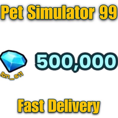 Pet Simulator 99 | 500K (500 Thousand) Gems/Diamonds - PS99 | eBay
