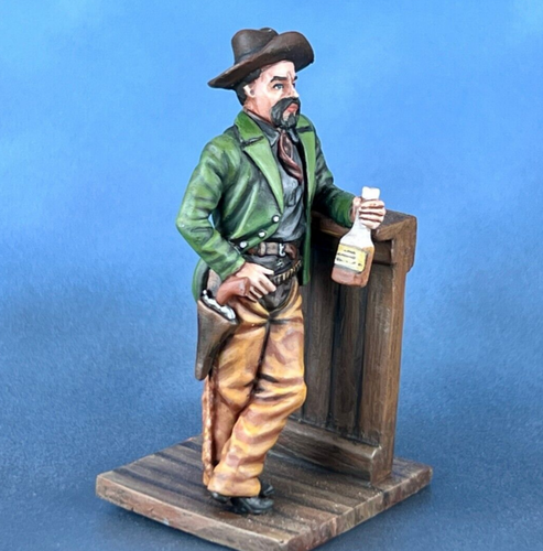 Tabletop Miniature cowboy at the bar Western Decor. American Frontier ...