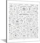 The Great Awakening Map Poster Canvas Print 16X24 Inch Unframed | eBay