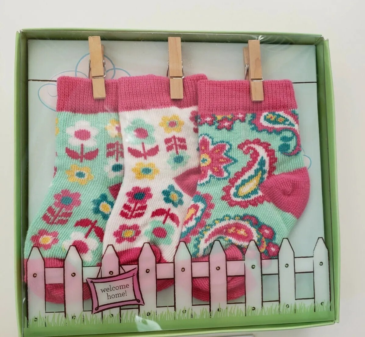 Vera Bradley Baby Socks 3 Pair in Tutti Frutti Boxed Gift Set New in ...