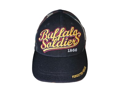 US Army Buffalo Soldiers Baseball Cap Military Embroidered Hat FlexFit ...