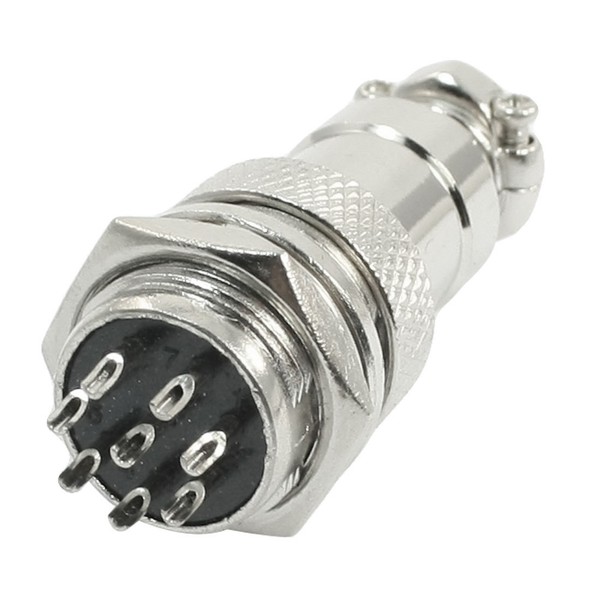 P16-8 Core 16mm 8 Pin Stepper Motor Aviation Cable Connector Plug for ...