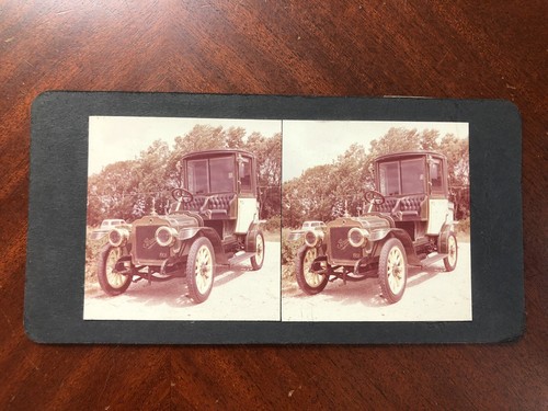 Amateur 1960s Stereoview 1908 Brasier Two-Cylinder Antique Car ...