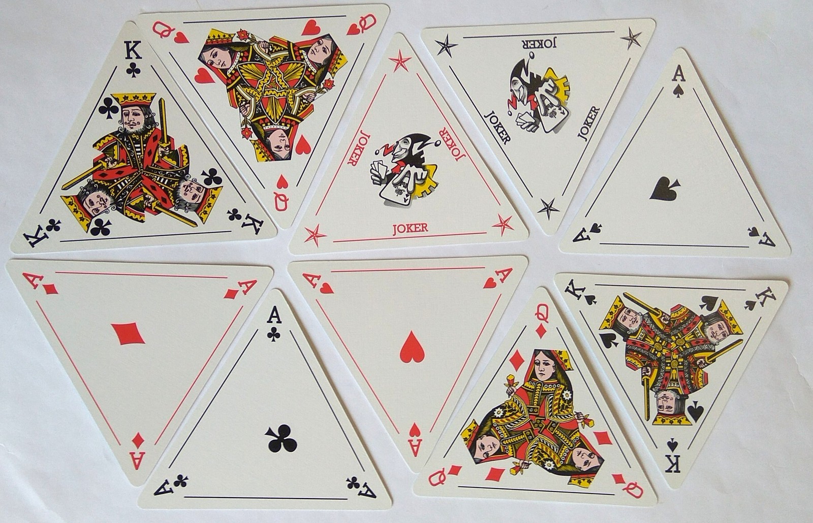 Deluxe Deck of 54 Triangular Ukrainian Playing Cards Ukraine Original ...
