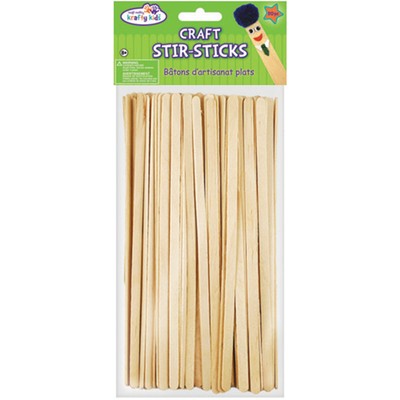 Craft Stir Sticks Natural 7.5" 80/Pkg | eBay