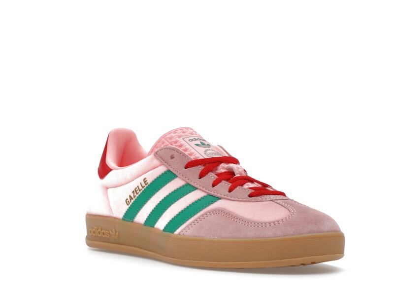 adidas Gazelle Indoor Glow Pink Court Green W - JI2713 | eBay