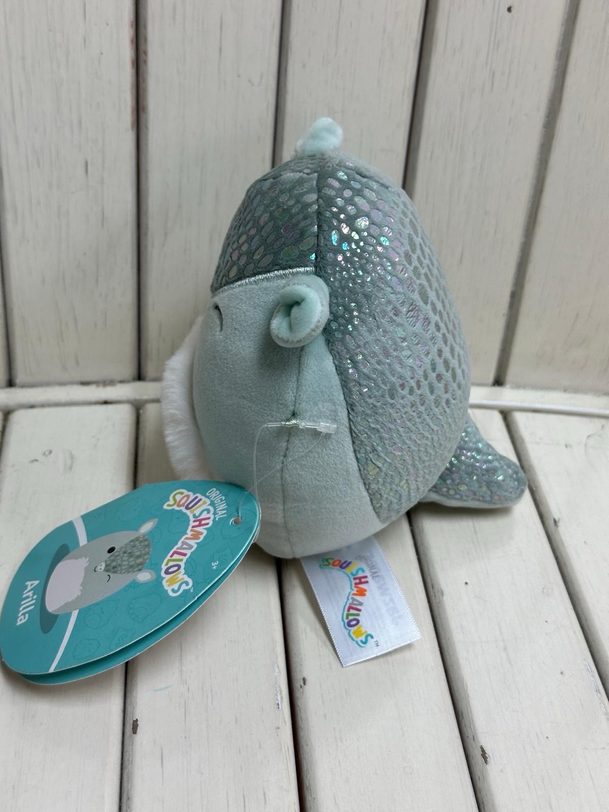 NEW Squishmallows 5” Inch Arilla The Green Armadillo Desert Squad ...