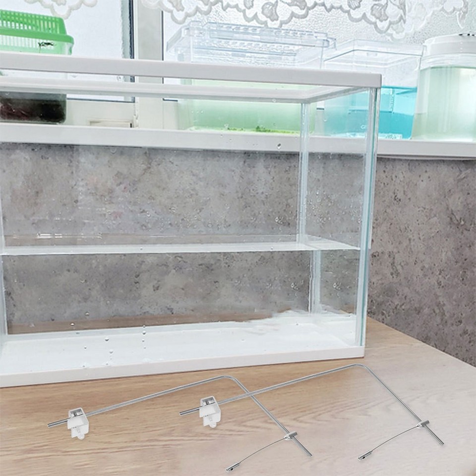 2 Pcs Aquarium Lighting Stand Fish Tank Rack Lamp Holder Holders | eBay ...