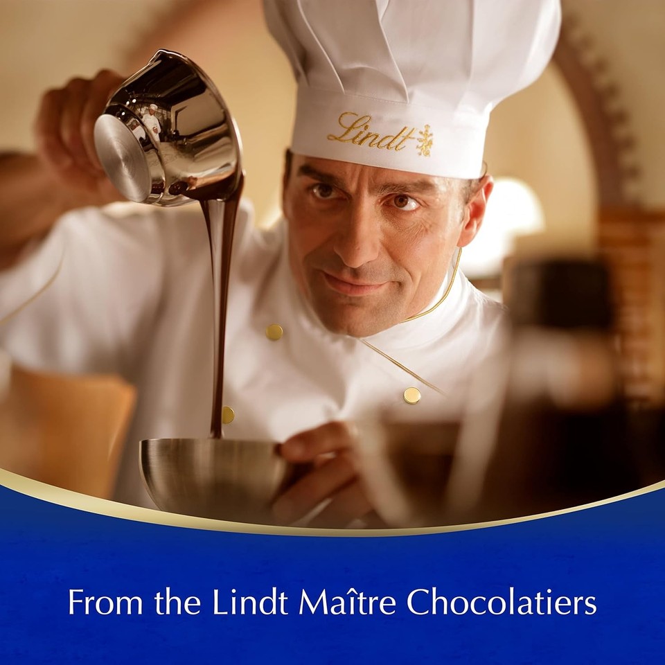 Lindt Hot Chocolate 300g & Lindor Milk Chocolate Bar 100g Gift Pack ...