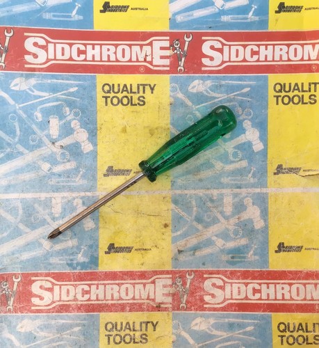 SIDCHROME Aust Vintage Phillips head screwdriver wall cabinet toolbox ...