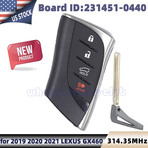 FOR 2019 2020 2021 LEXUS GX460 REMOTE SMART CAR KEY FOB HYQ14FBF 89904 ...