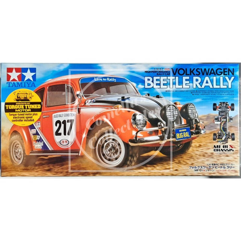 Tamiya RC Volkswagen Beetle Rally Touring Car - Orange for sale online ...