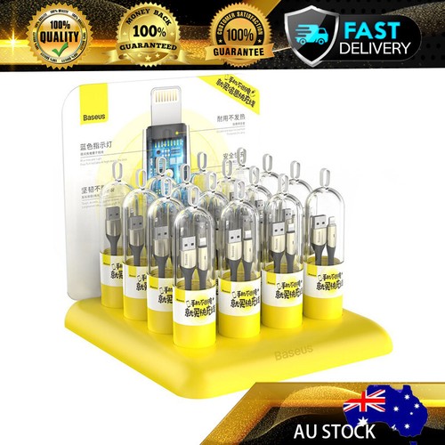 Baseus Horizontal Data Cable (With An Indicator Lamp) USB to iP 2.4A 1M ...