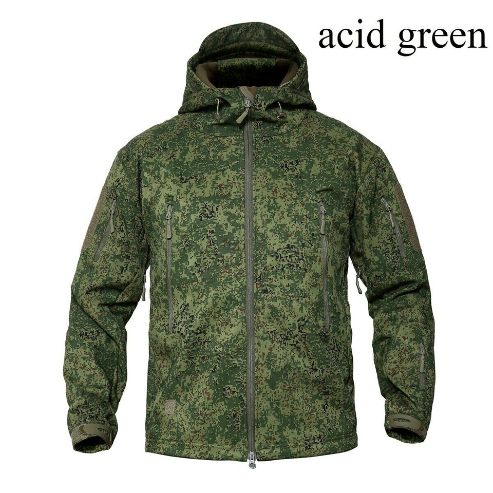 Lurker Shark Skin Softshell Mens Tactical Jacket Camouflage Waterproof ...