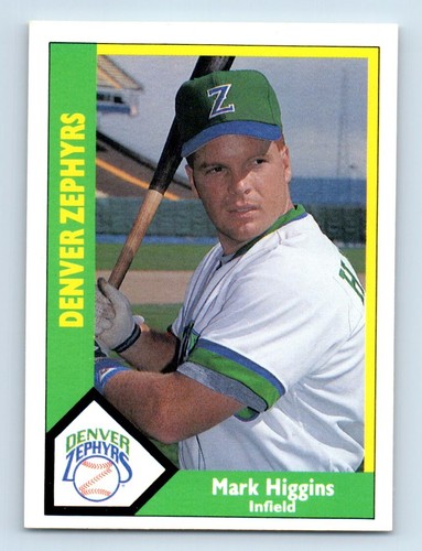 1990 CMC Denver Zephyrs Mark Higgins Denver Zephyrs #16 | eBay