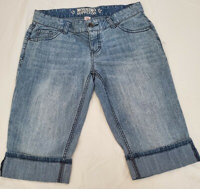 Junior's Mossimo Blue Jean Capri Pants Size 9 Women's | eBay