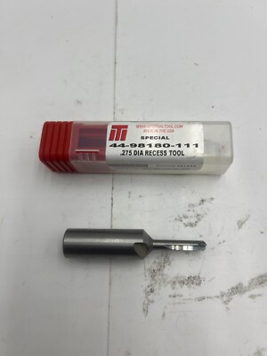 Internal Tool Special 44-98180-111, .275 Diameter Recess Tool, Batch ...