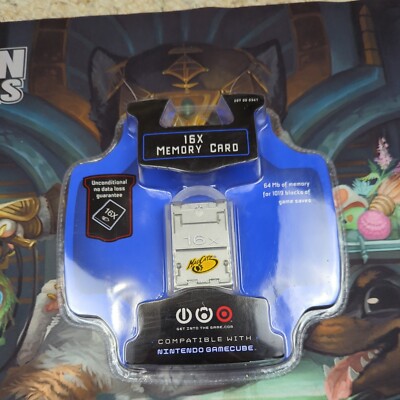 Mad Catz Nintendo Gamecube 16x Memory Card New in Blister NOS 2004 | eBay