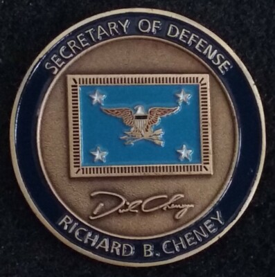 AUTHENTIC Secretary of Defense Richard Cheney SecDef Bush Appoint ...