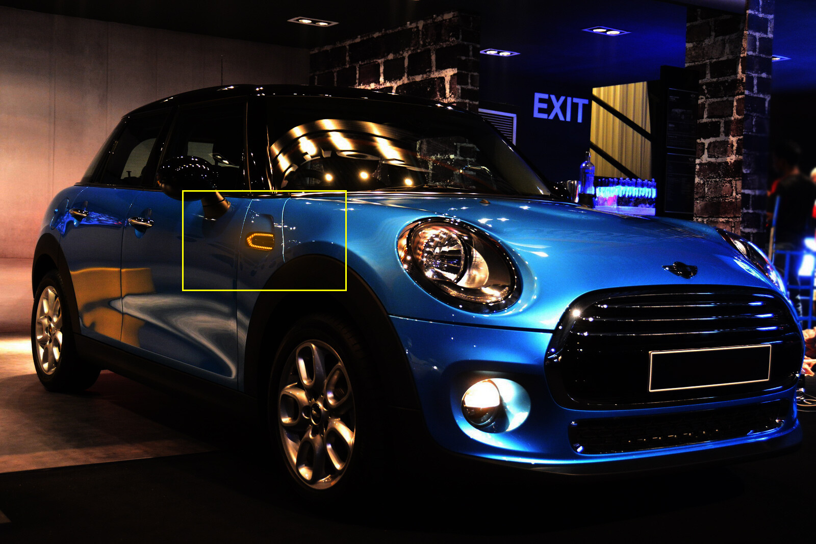 2X LED Side Marker Indicator Lights Black Lens For Mini Cooper F55 F56 ...